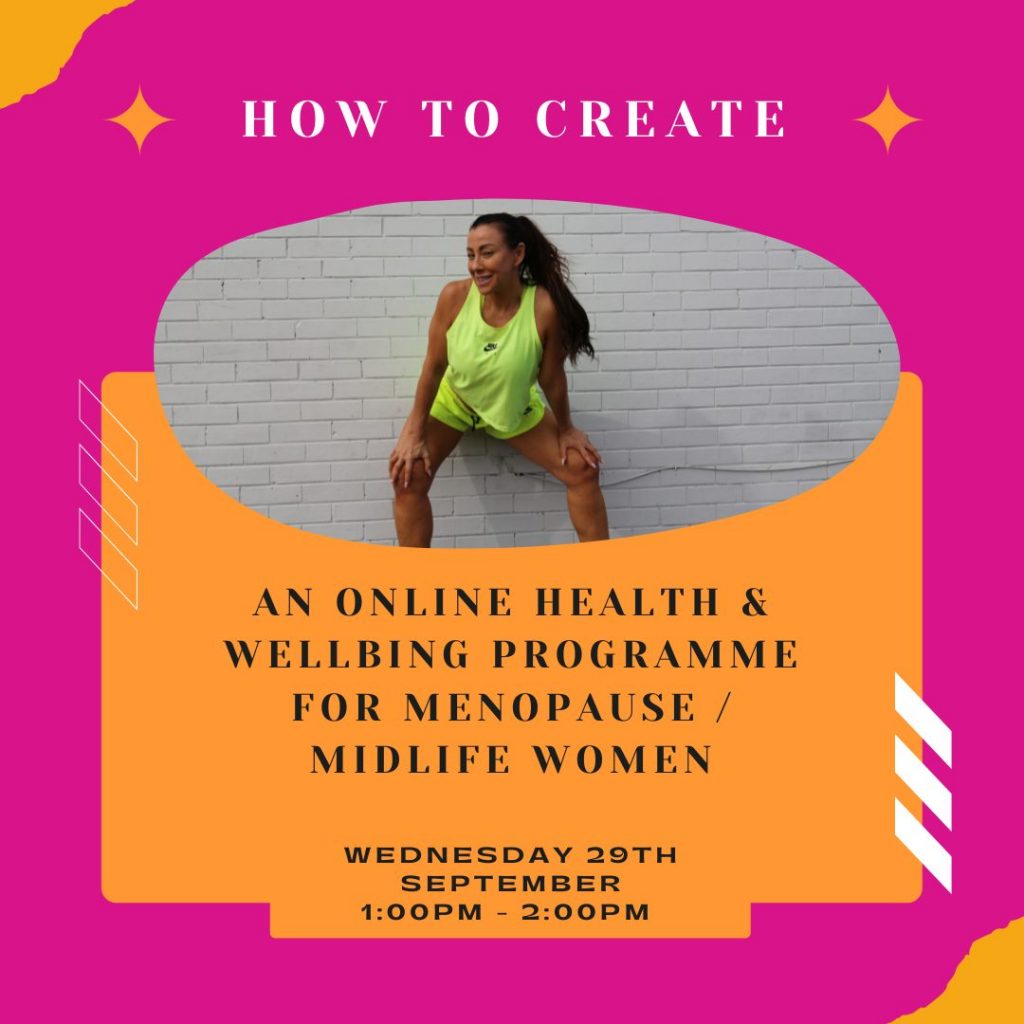 How To Create An Online Health & Wellbeing Programme For Menopause ...