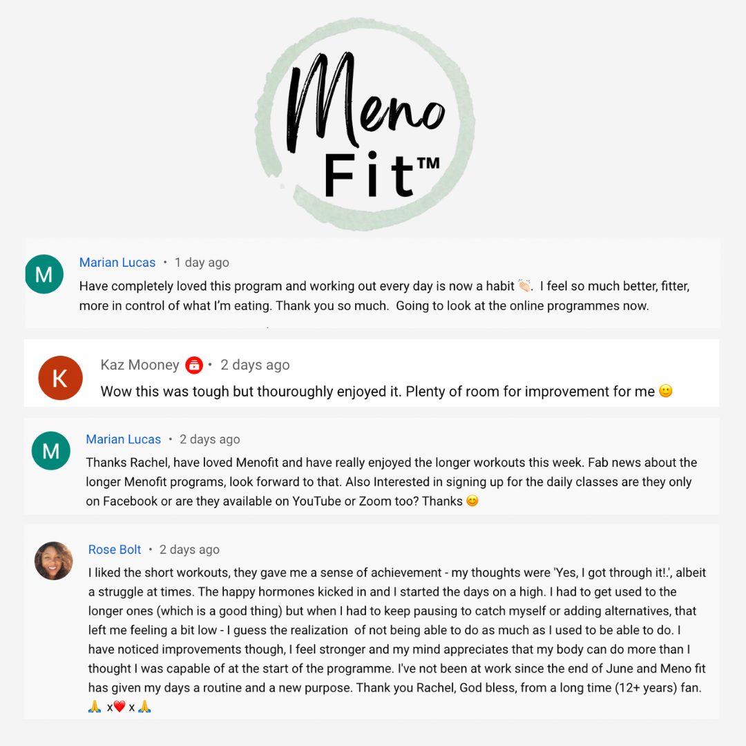 7 day Menopause Mobility Challenge - MENOFIT - Kick Start Fat Loss