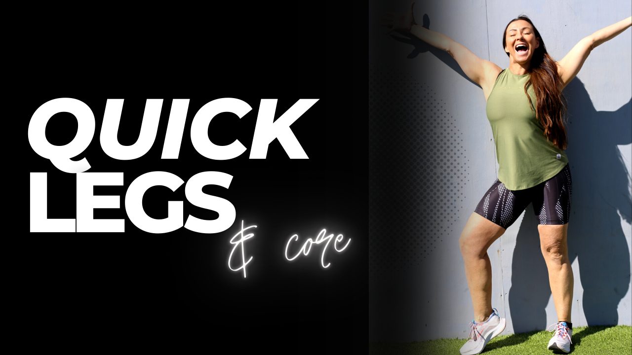 Quick Leg and Standing Core Workout 10 mins - Kick Start Fat Loss